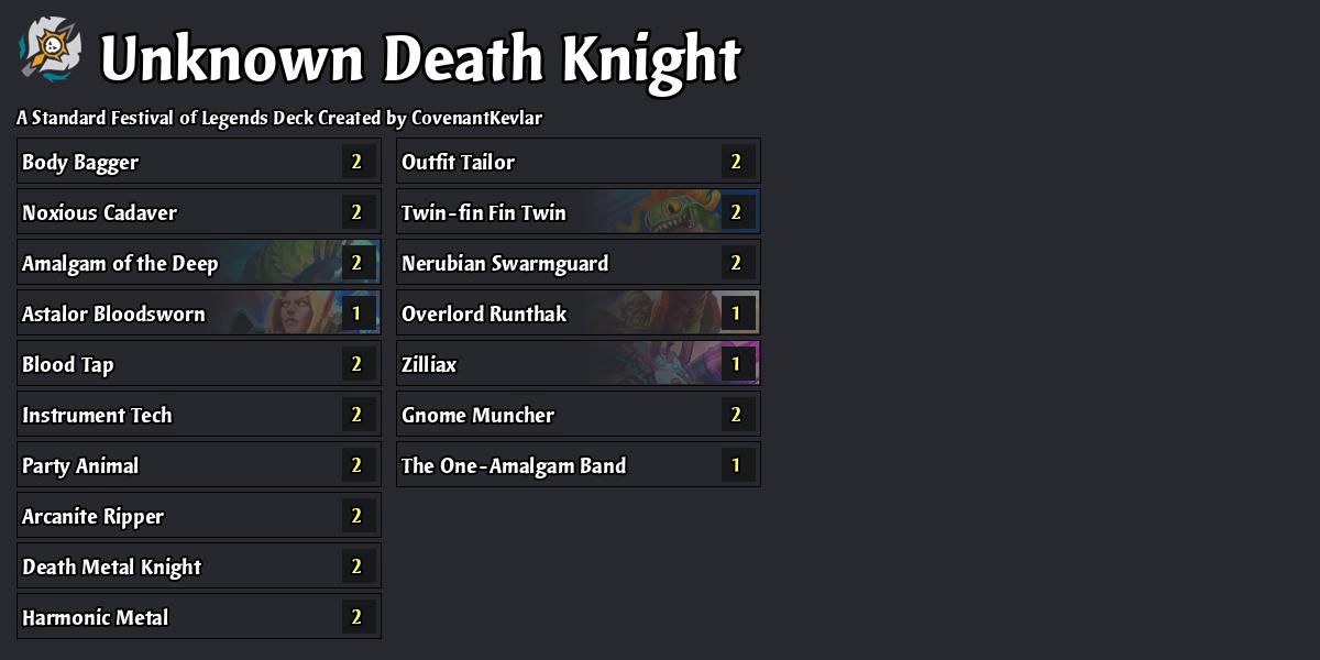 Hand buff Death Knight (2 blood, 1 unholy) - Festival of Legends ...