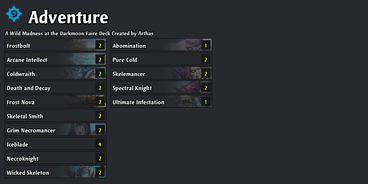 Book of Heroes - Uther - Venim Iceblade (Boss Deck) - Madness at the ...