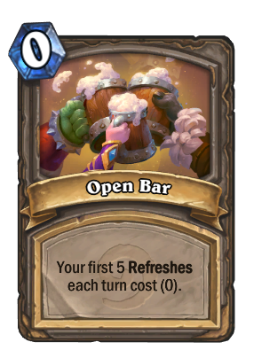 Open Bar - Hearthstone Cards - Out of Games