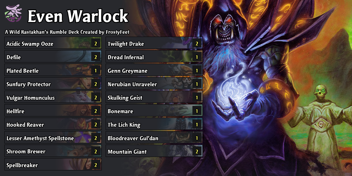 ORD's Even Warlock - CN vs KR Team Championship - Rastakhan's Rumble ...