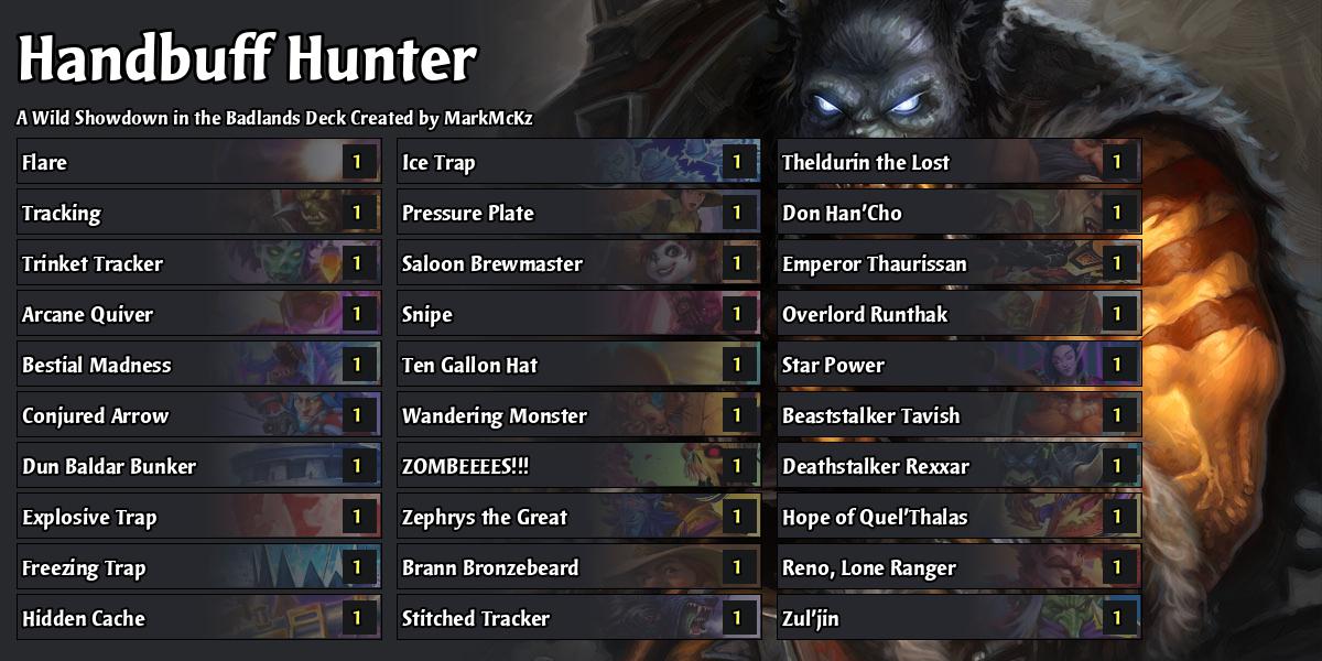 Theldurin the Lost OTK! - Hearthstone Deck - Showdown in the Badlands ...