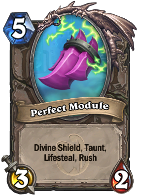 Perfect Module - Whizbang's Workshop Hearthstone Cards - Out of Games