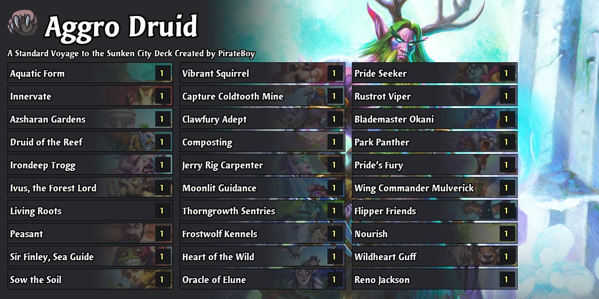 Reno Beast Druid - Voyage to the Sunken City Hearthstone Decks - Out of ...