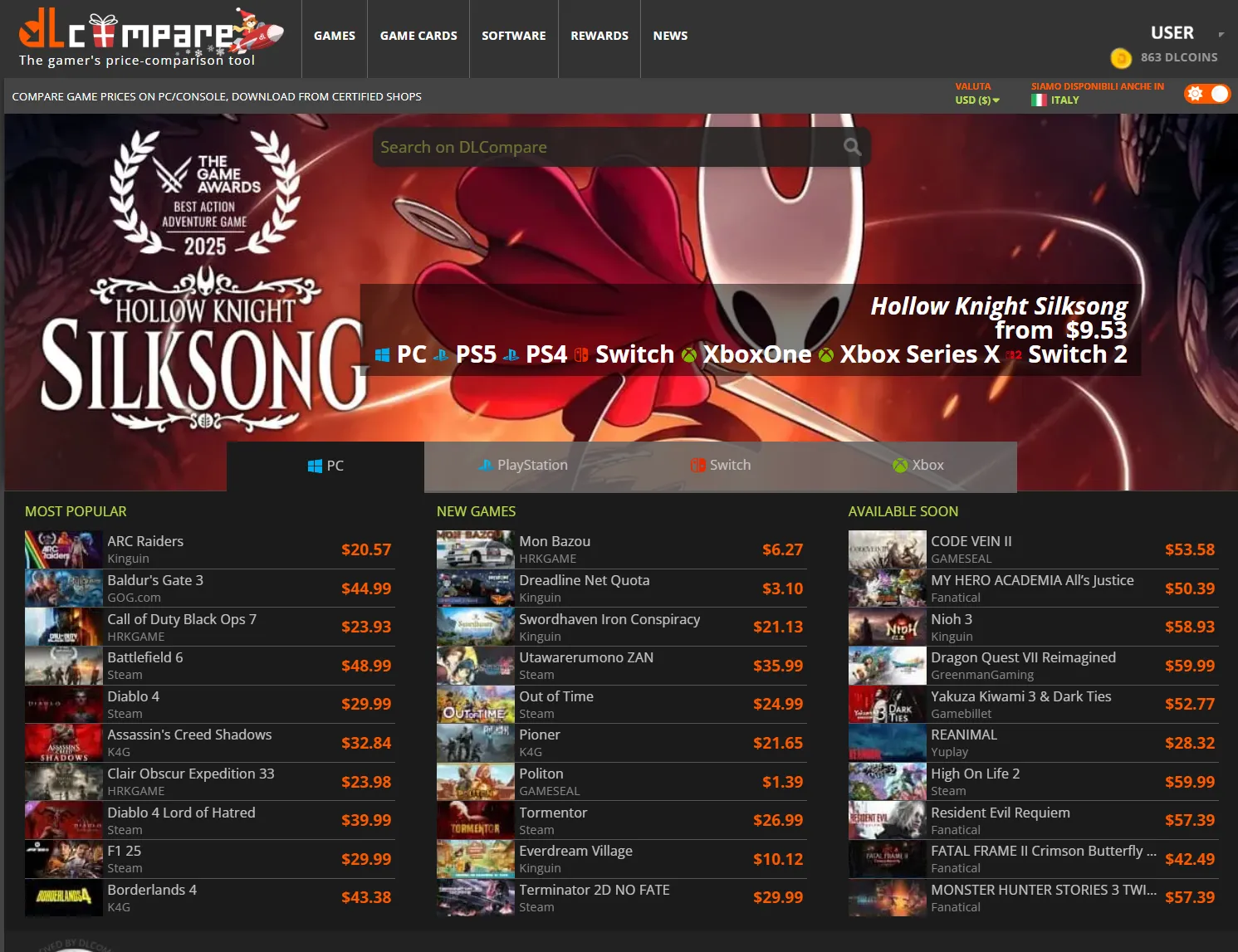 Save on Digital Games with DLCompare: The Smart Way to Shop for Your ...