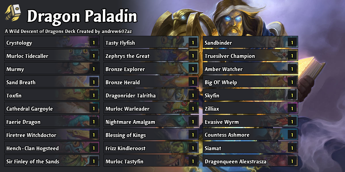 Murloc Dragons - Descent of Dragons Hearthstone Decks - Out of Games