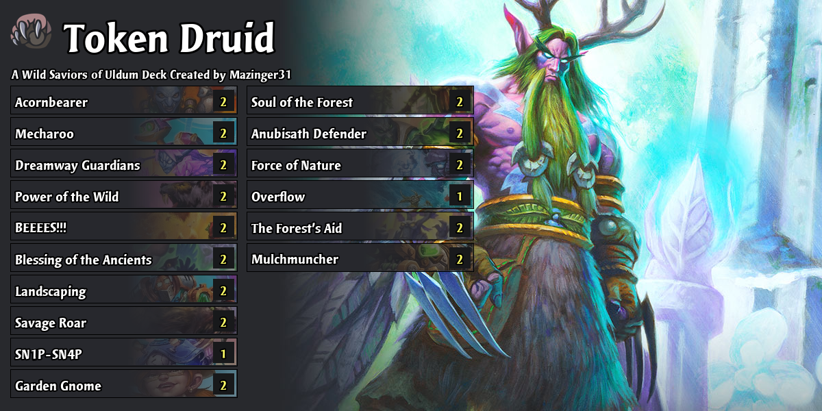 Budget Treant Token Druid - Saviors of Uldum Hearthstone Decks - Out of ... Budget Treant Token Druid - Saviors of Uldum Hearthstone Decks - Out of ...