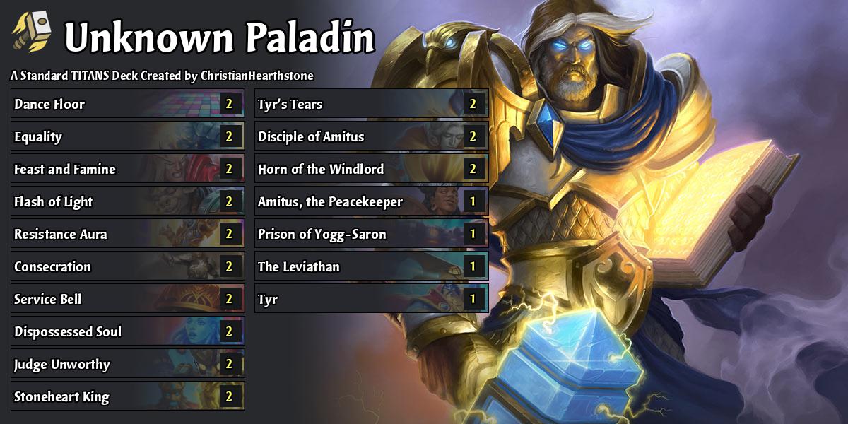 My New Resurrect Earth Paladin is CRAZY Underrated! Super Fun TO Play ...