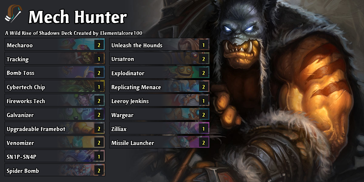In-Depth Mech Hunter Guide - Hearthstone Deck - Rise of Shadows ...