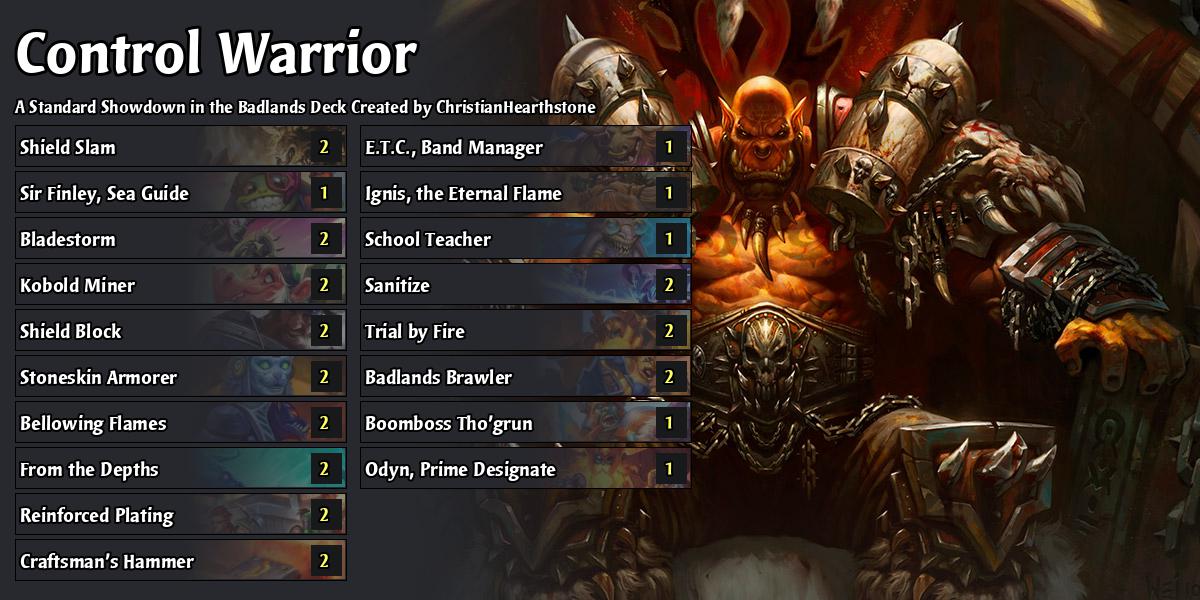 NEW Legendary Control Excavate Warrior Deck is Really Strong! Showdown ...
