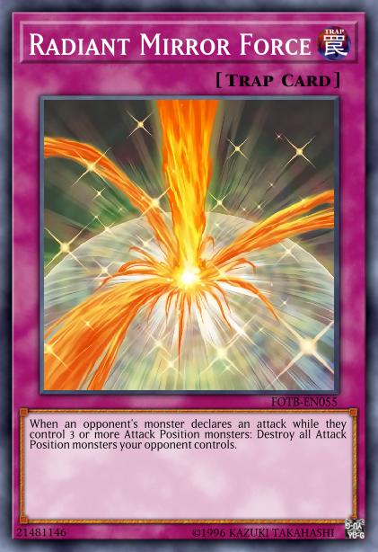 Radiant Mirror Force - Yu-Gi-Oh Cards - Out of Games