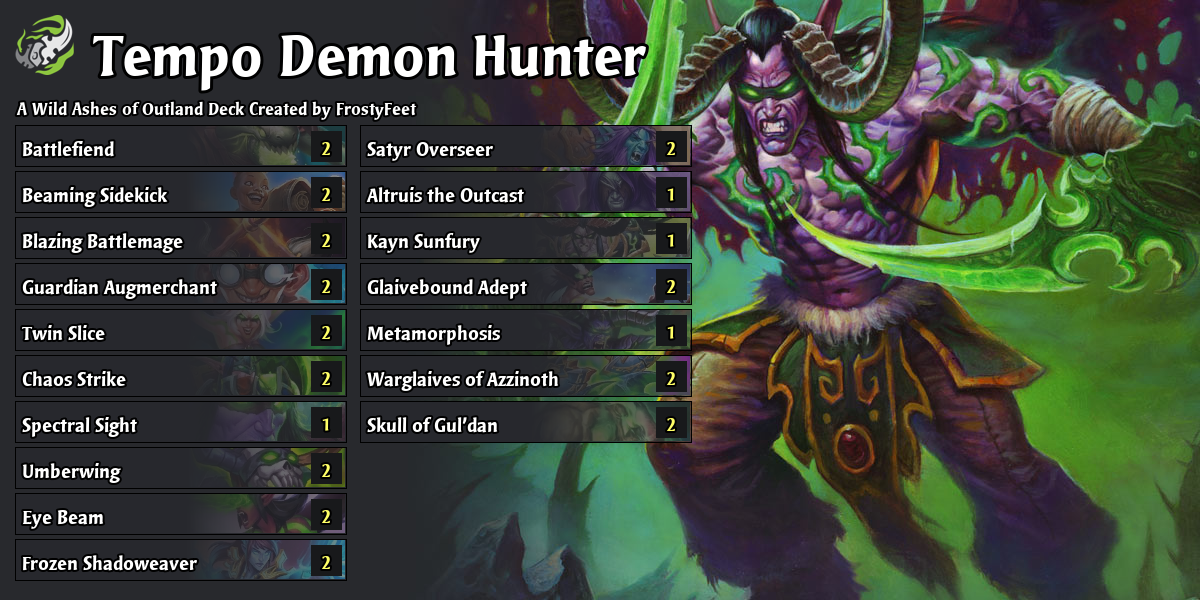 Jarla's Tempo Demon Hunter - Ashes of Outland Hearthstone Decks - Out ...
