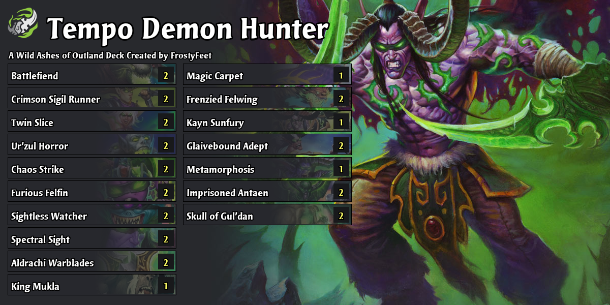 Viper's Demon Hunter - Outland Launch Deck - Ashes of Outland ...