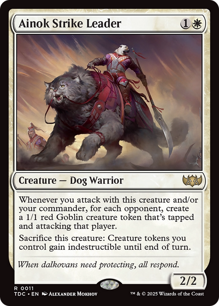 Ainok Strike Leader - Tarkir: Dragonstorm Commander - Magic the ...
