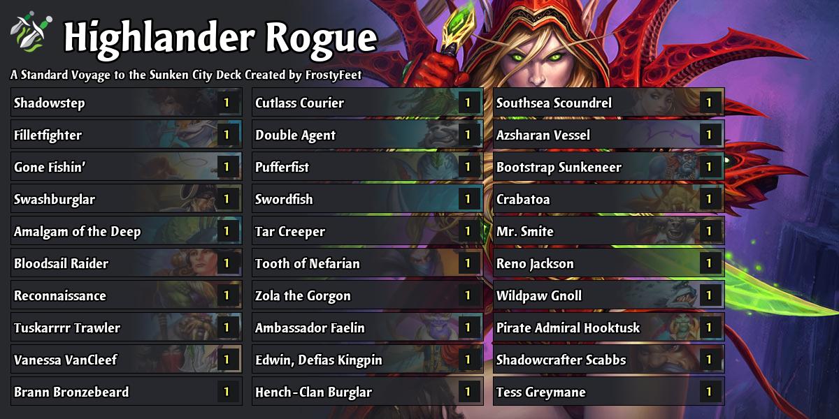 Kibler's Reno Tess Rogue - Sunken City Day 1 Deck - Voyage to the ...