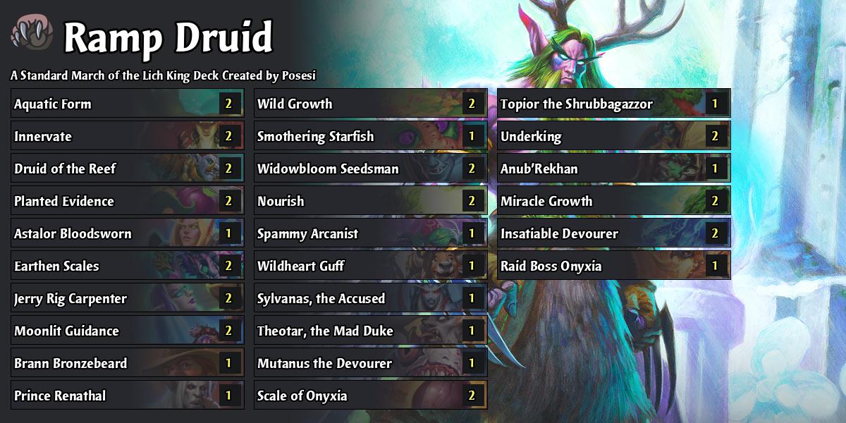 Posesi's XL Ramp Armor Druid - Hearthstone World Championship 2022 ...