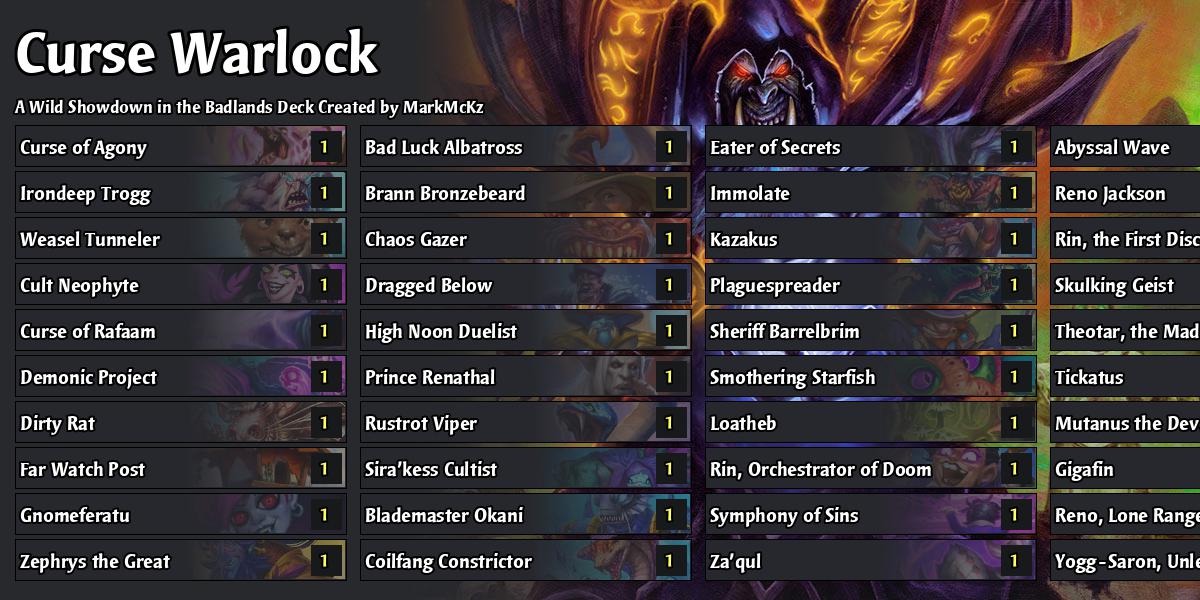 ULTIMATE Disruption Warlock! - Hearthstone Deck - Showdown in the ...