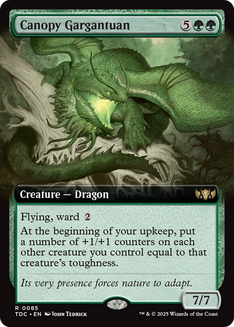 Canopy Gargantuan - Tarkir: Dragonstorm Commander - Magic the Gathering ...