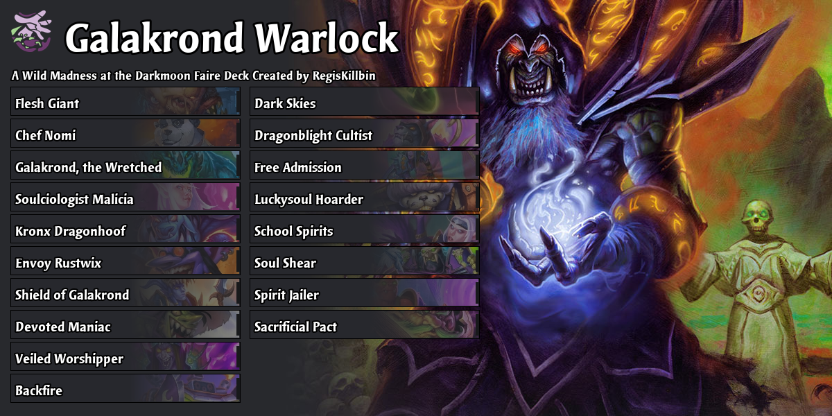Fat Frag Warlock - Madness at the Darkmoon Faire Hearthstone Decks ...