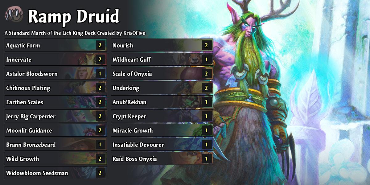 OTK Armor Druid - Hearthstone Deck - March of the Lich King Hearthstone ...
