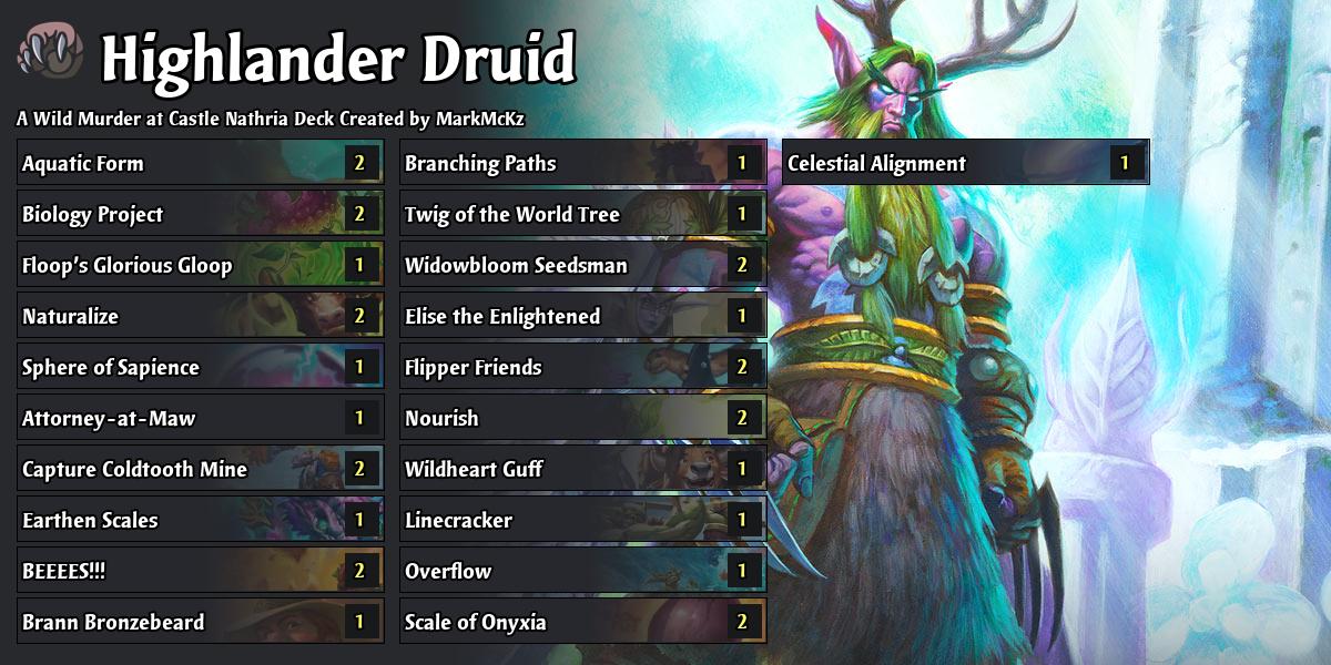 1 BILLION Armor Druid! - Hearthstone Deck - Murder at Castle Nathria ...