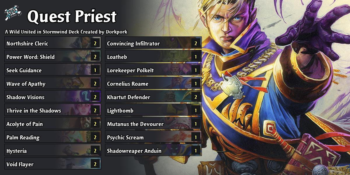 Seek Guidance Priest - Hearthstone Deck - United in Stormwind ...