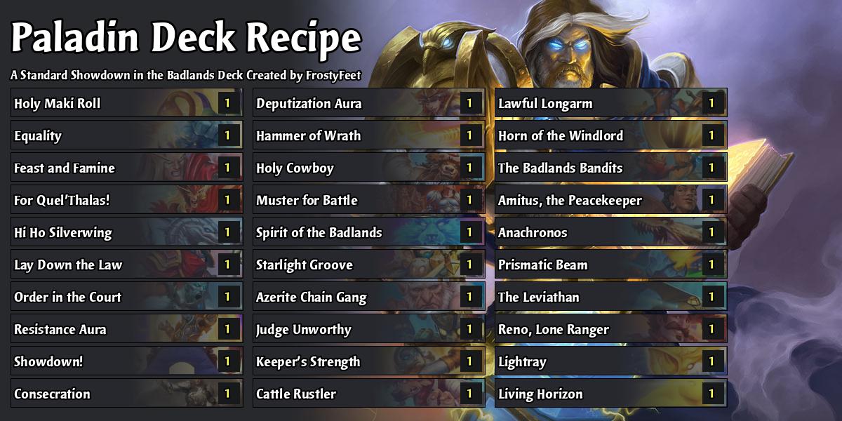 Is That a Mirage? - Badlands Deck Recipe - Showdown in the Badlands ...