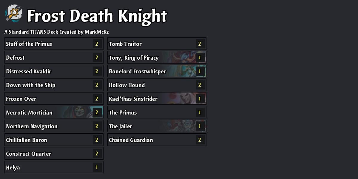 INFINITE Plague Death Knight Combo! - TITANS Hearthstone Decks - Out of ...