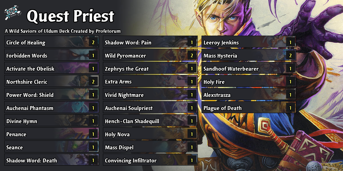 [SoU] Quest Priest (4th attempt - Almost singleton - Meme) - Saviors of ...