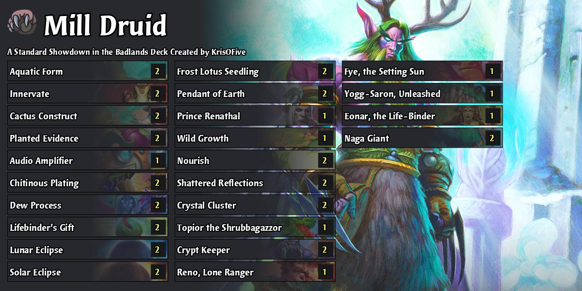 Shattered Druid - Hearthstone Deck - Showdown in the Badlands ...