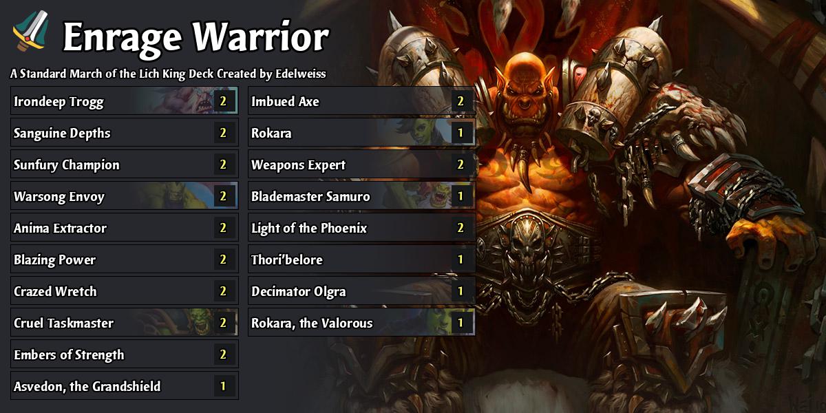 Edelweiss' Fire Enrage Warrior - Lich King Theorycraft - March of the ...