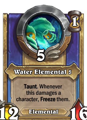 Water Elemental {0} - Hearthstone Cards - Out of Games
