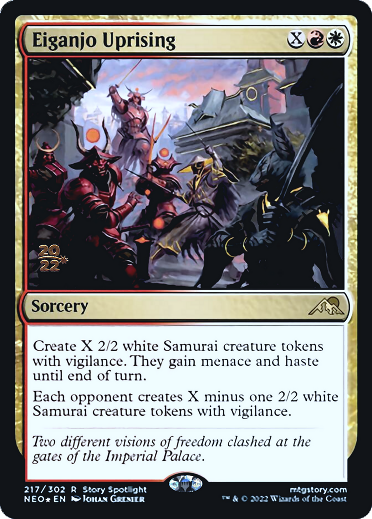 Eiganjo Uprising - Kamigawa: Neon Dynasty Promos - Magic the Gathering ...