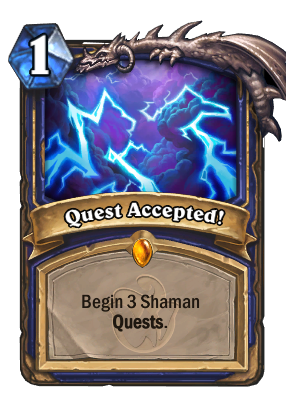 Quest Accepted! - Whizbang's Workshop Hearthstone Cards - Out of Games