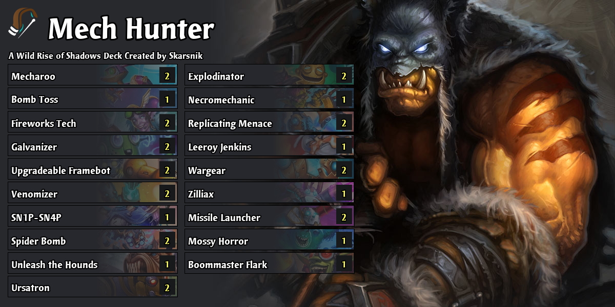 Replicant Hunter (SN1P-SN4P) - Rise of Shadows Hearthstone Decks - Out ...